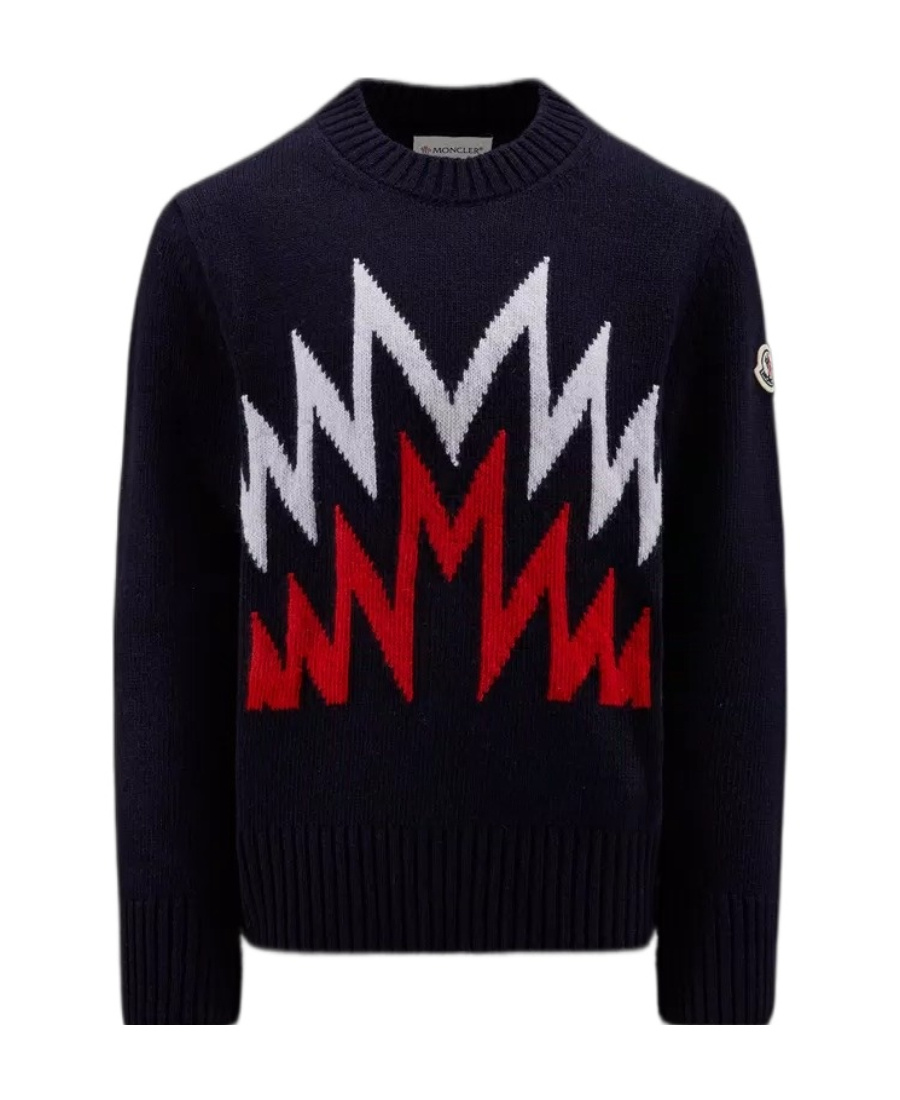 PALM ANGELS Palm Angels x Moncler Distressed Straight-Leg Jeans